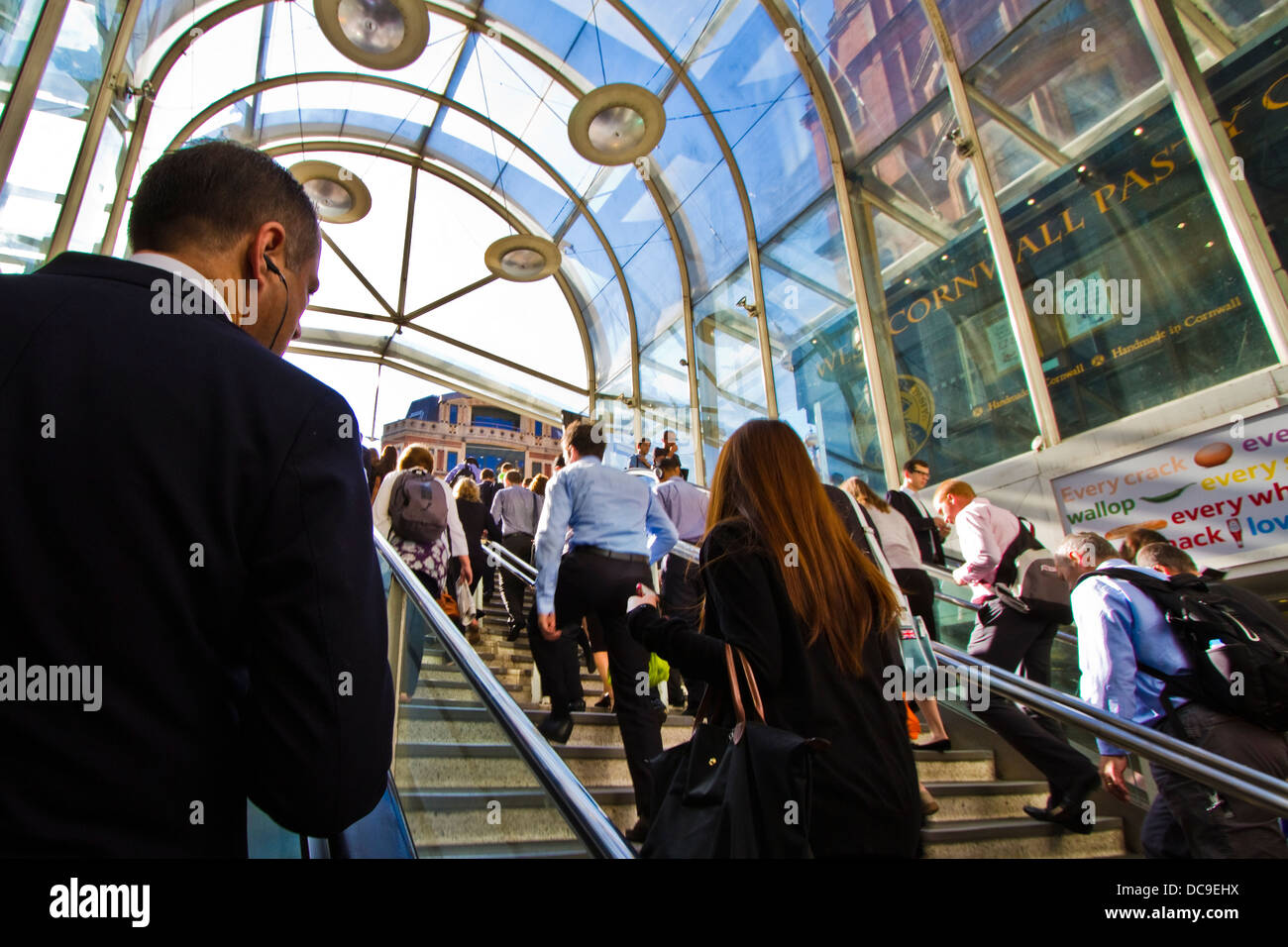 Commuters Liverpool Street Station In High Resolution Stock Photography ...