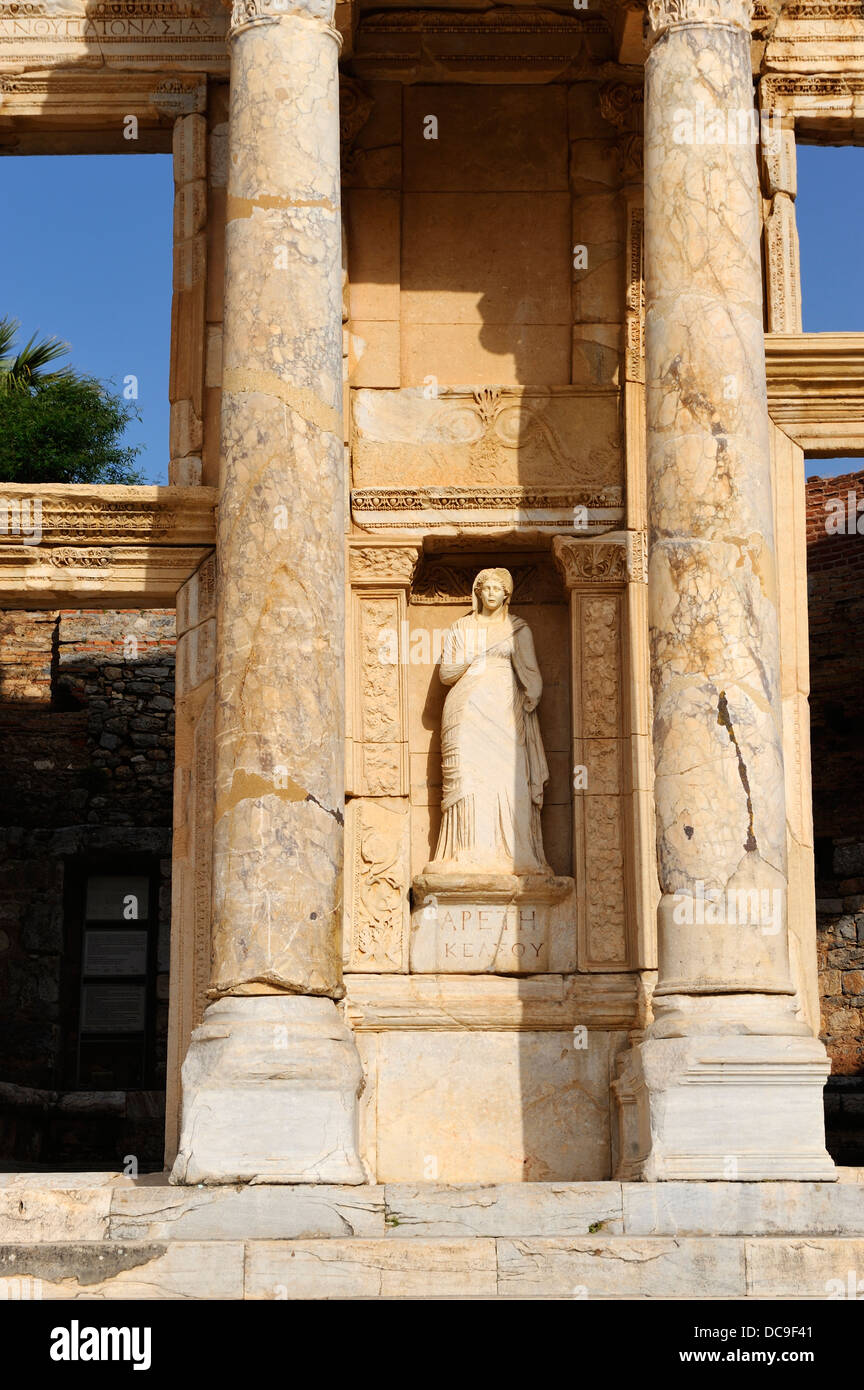 Ephesus library celsus statue hi-res stock photography and images - Alamy