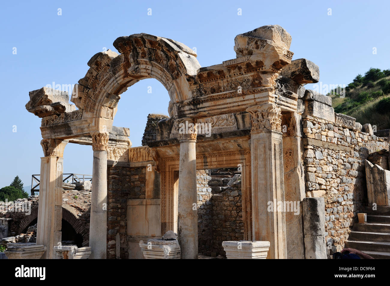 Temple of Hadrian at Ephesus, Aegean Coast, Turkey Stock Photo - Alamy