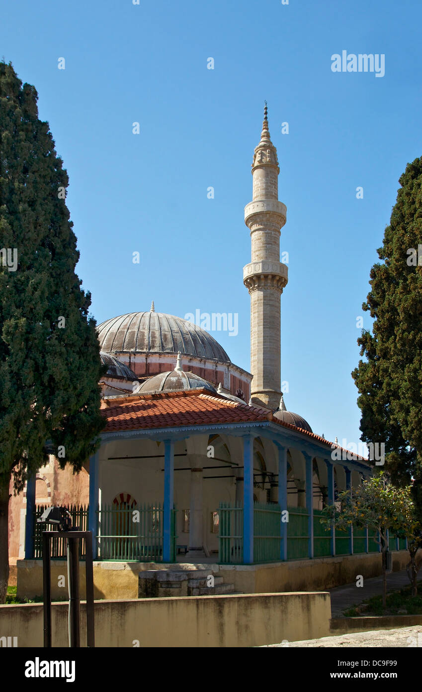 Suleiman Mosque in Rhodes, Island of Rhodes, Greece Stock Photo - Alamy