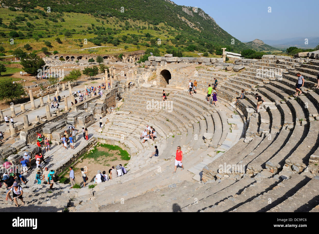 The Odeon (meeting hall) at Ephesus, Aegean Coast, Turkey Stock Photo ...