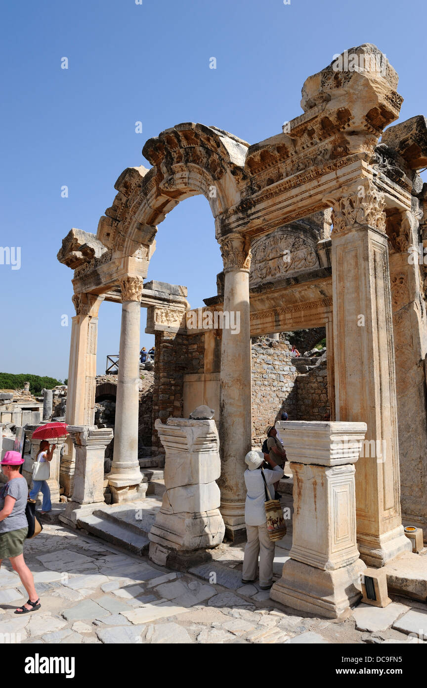 Temple of Hadrian at Ephesus, Aegean Coast, Turkey Stock Photo - Alamy