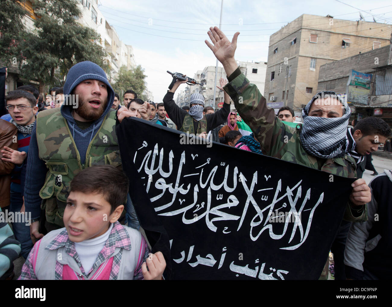 Protest march crowd hi-res stock photography and images - Alamy