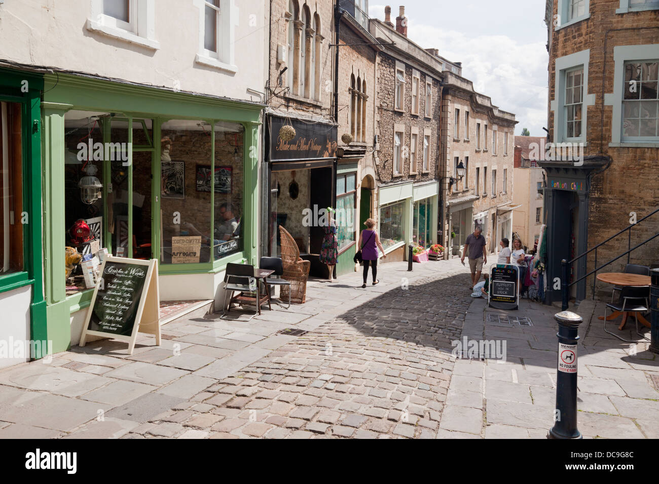 St Catherine Hill, Frome, Somerset, England, UK Stock Photo - Alamy