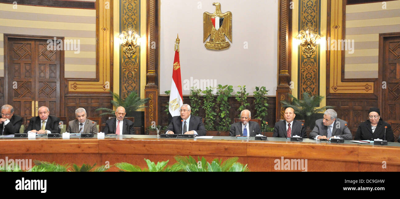 Cairo, Egypt. Aug. 13, 2013.- A handout picture released by the ...