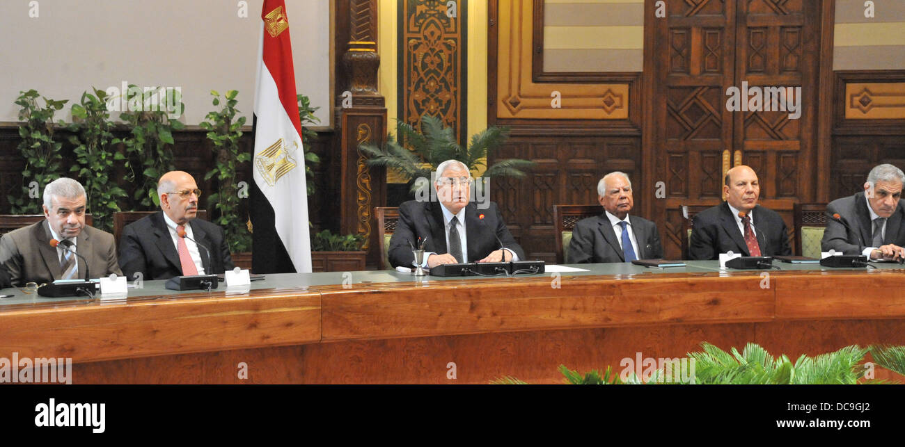 Cairo, Egypt. Aug. 13, 2013.- A handout picture released by the ...
