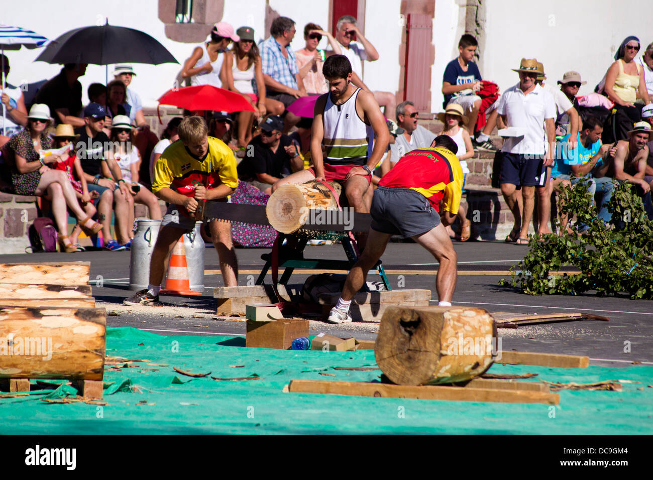 basque country competition strength festival Stock Photo - Alamy