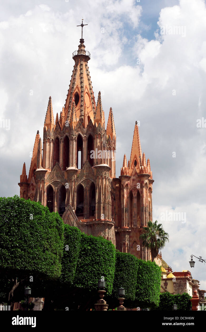 St Michael Cathedral- San Miguel de Allende, Mexico Stock Photo - Alamy
