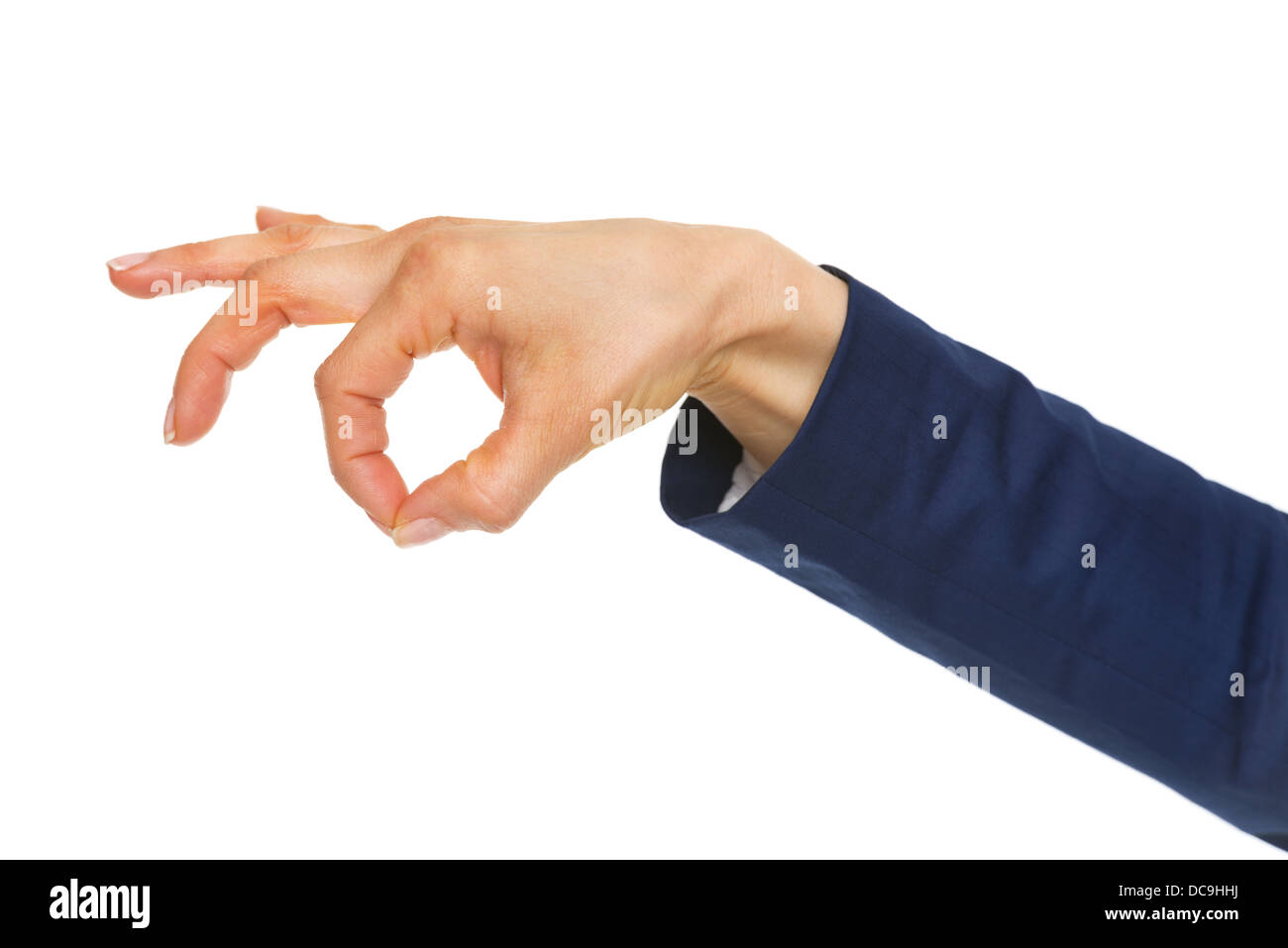 Closeup on hand of business woman holding something Stock Photo - Alamy