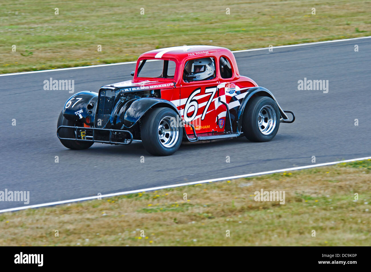 Legends at Ty Croes race track Anglesey circuit North Wales Uk Stock ...
