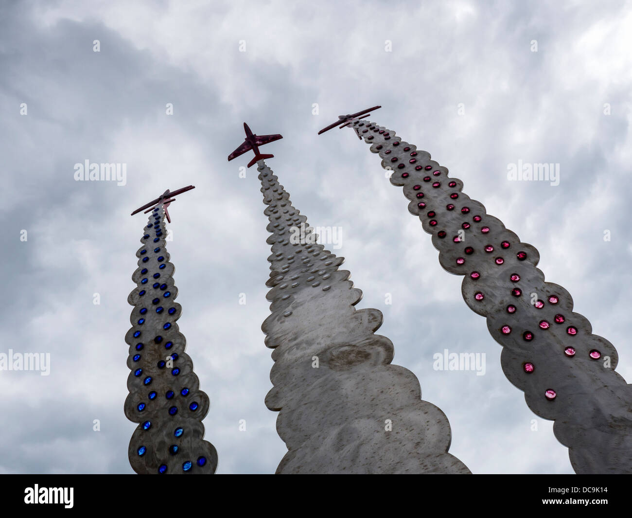 Bournemouth red arrows memorial hi-res stock photography and images - Alamy