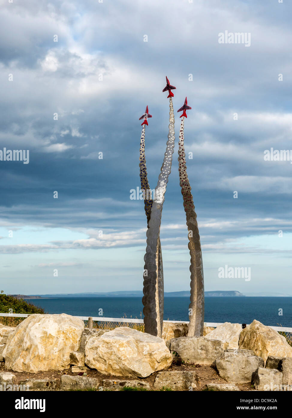 Cliff-top Memorial for red arrows pilot Jon Egging who died after ...