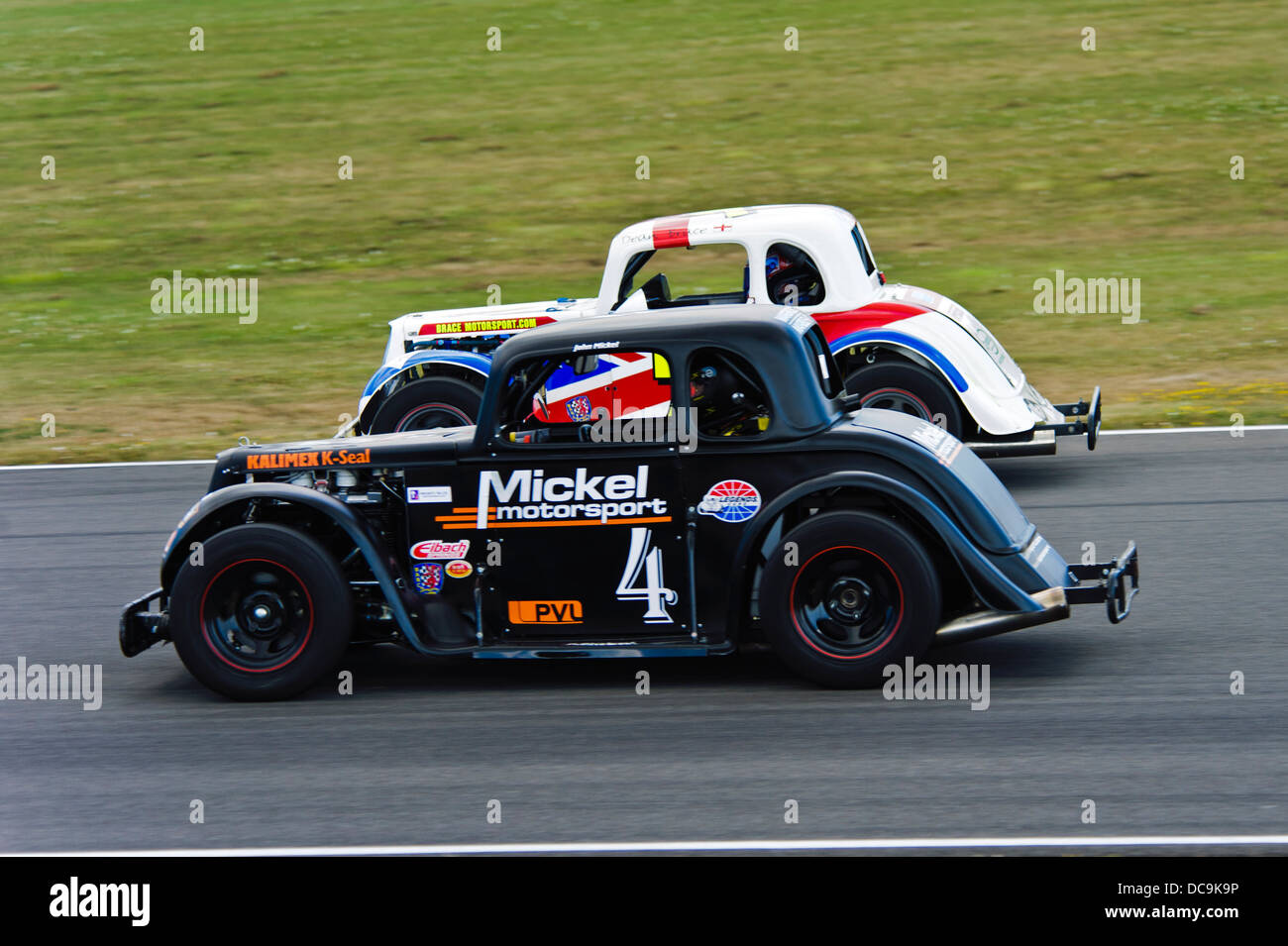 Legends at Ty Croes race track Anglesey circuit North Wales Uk Stock ...