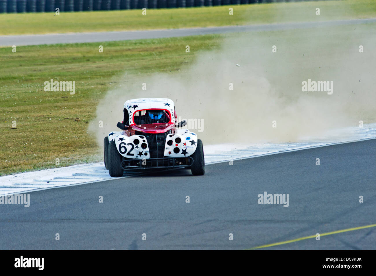 Legends at Ty Croes race track Anglesey circuit North Wales Uk Stock ...