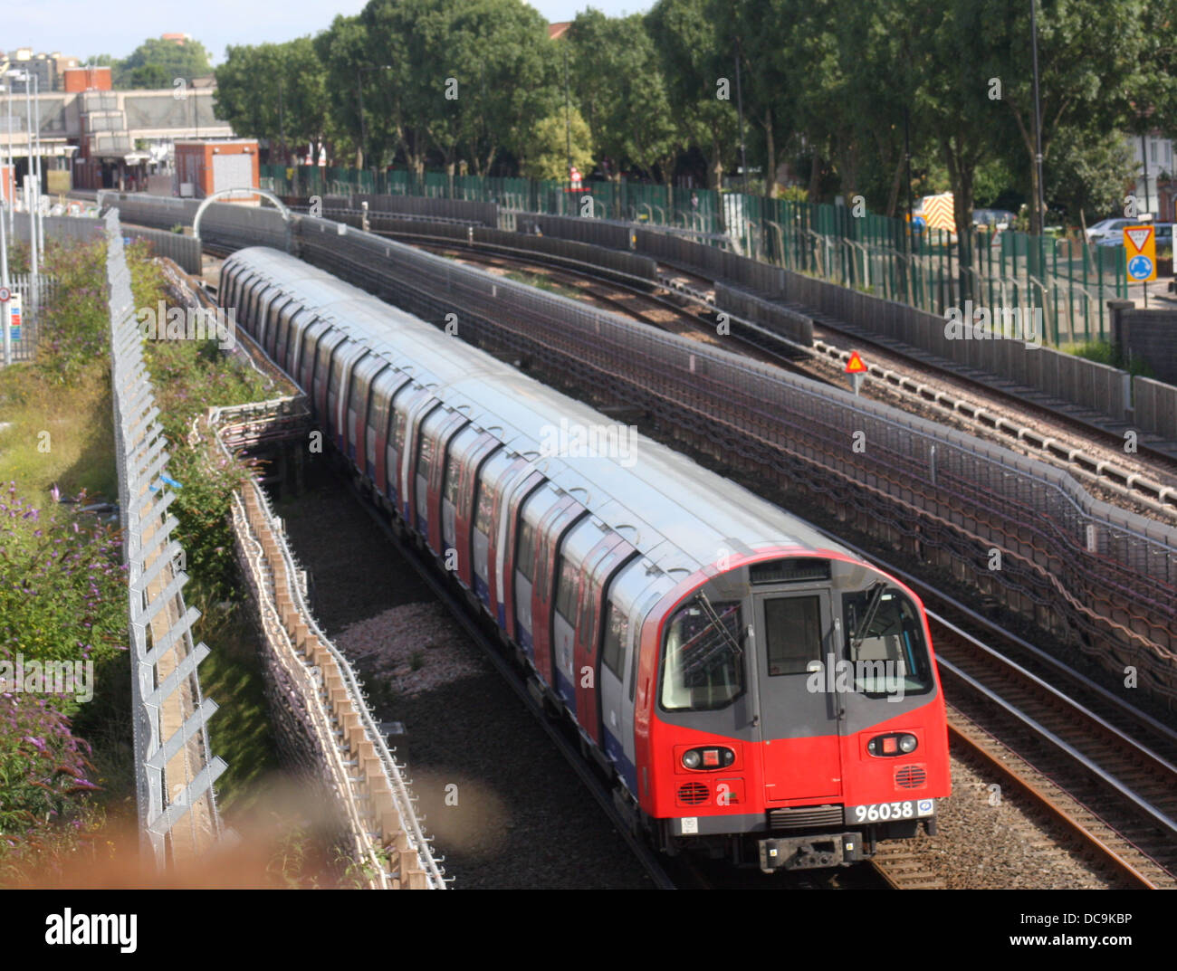 London Underground Jubilee Line trains Stock Photo - Alamy