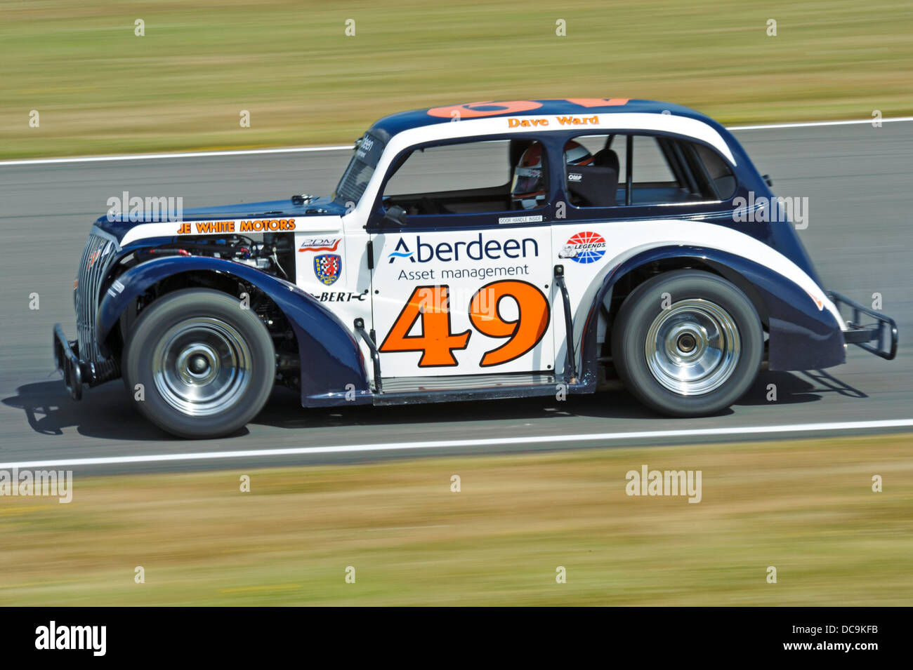 Legends at Ty Croes race track Anglesey circuit North Wales Uk Stock ...