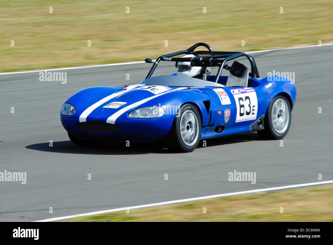 Racing at Ty Croes Anglesey Circuit North Wales Uk Stock Photo - Alamy
