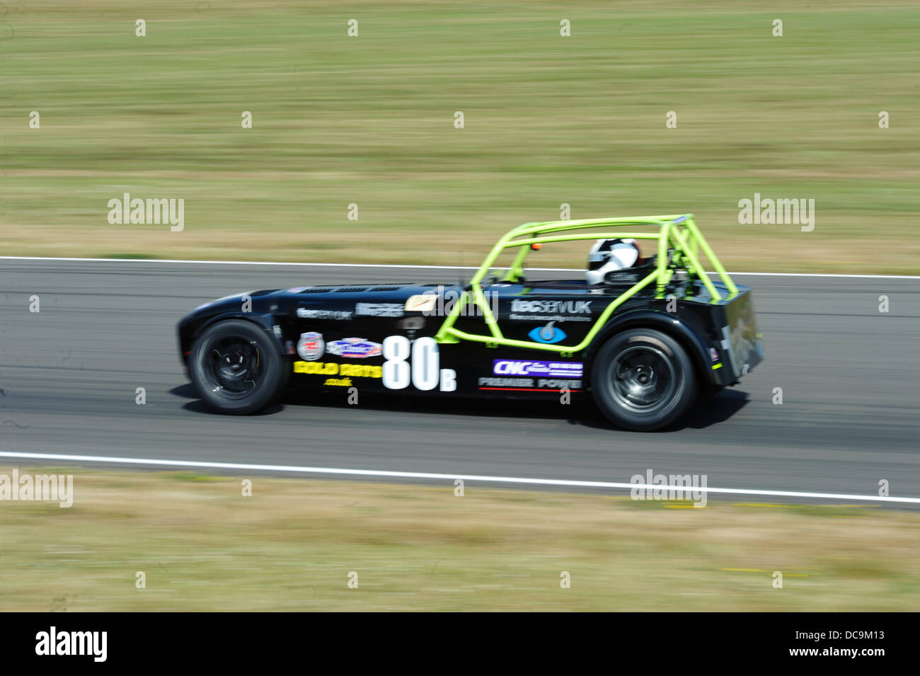 Racing at Ty Croes Anglesey Circuit North Wales Uk Stock Photo - Alamy