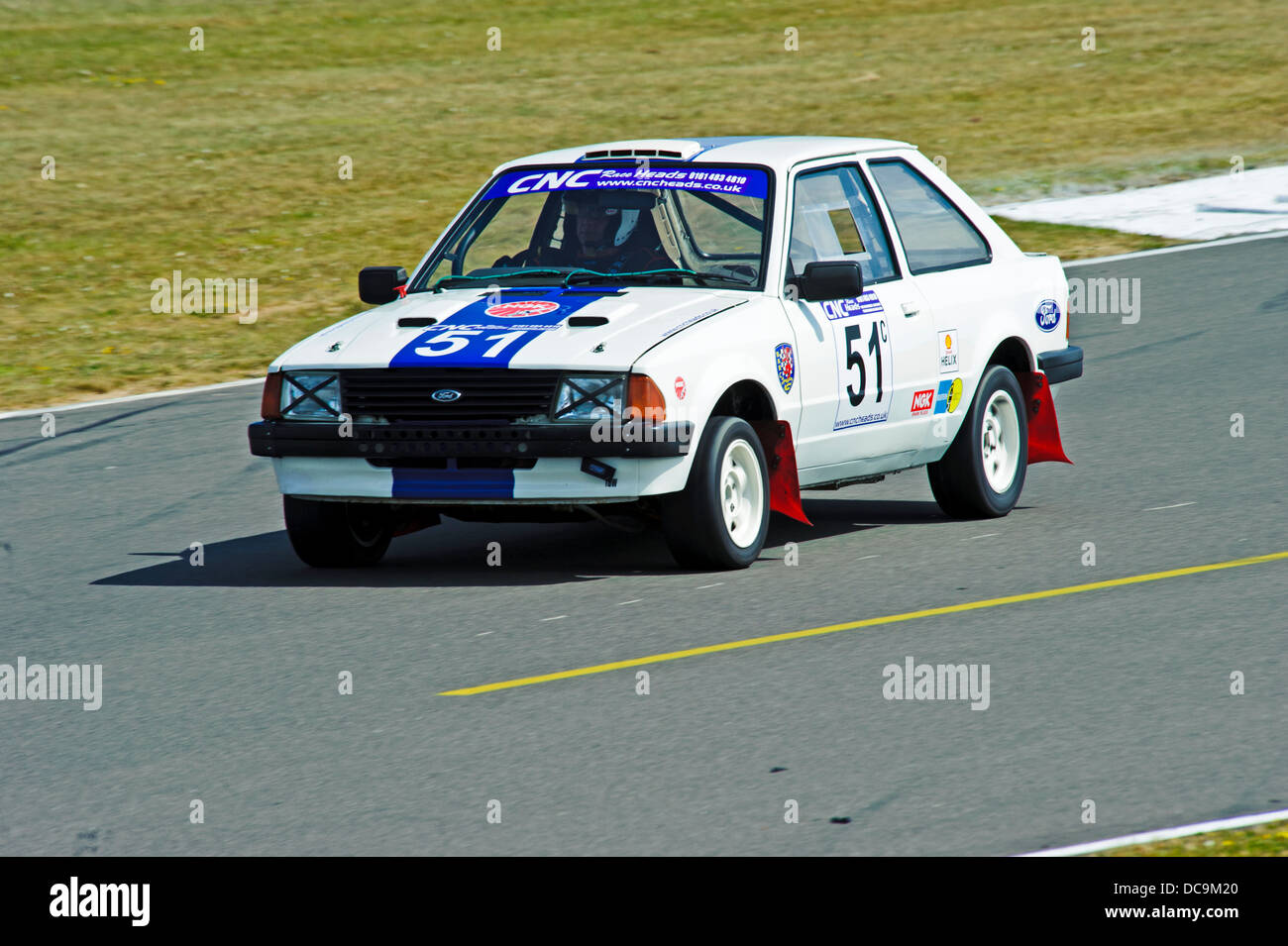 Racing at Ty Croes Anglesey Circuit North Wales Uk Stock Photo - Alamy