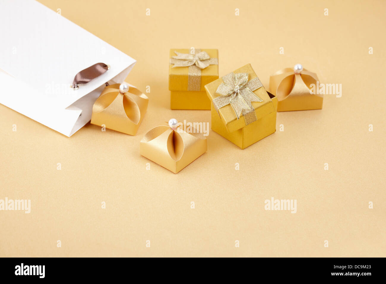 Gift boxes spilling hi-res stock photography and images - Alamy