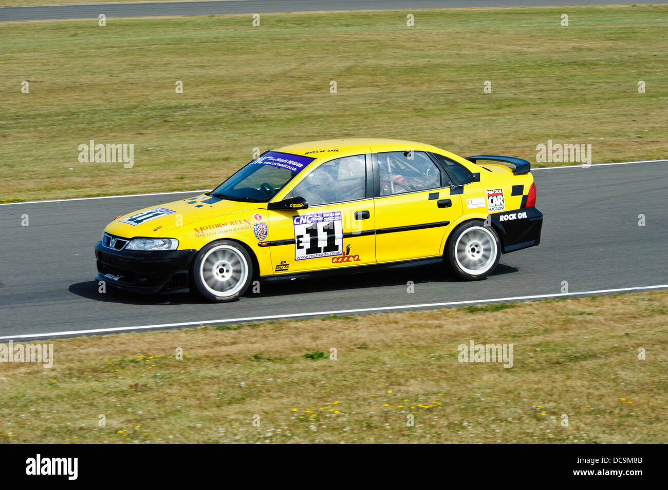 Racing at Ty Croes Anglesey Circuit North Wales Uk Stock Photo - Alamy