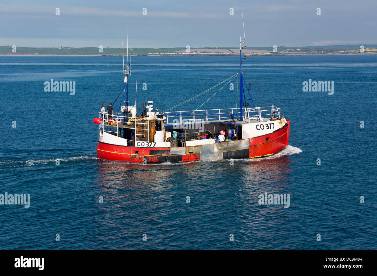 Sarahh CO377 Trawler Holyhead Anglesey North Wales Uk Stock Photo - Alamy