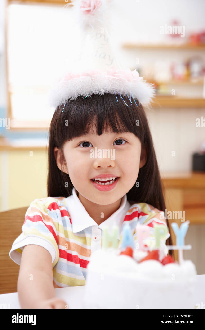 a kid giving you a birthday cake Stock Photo - Alamy