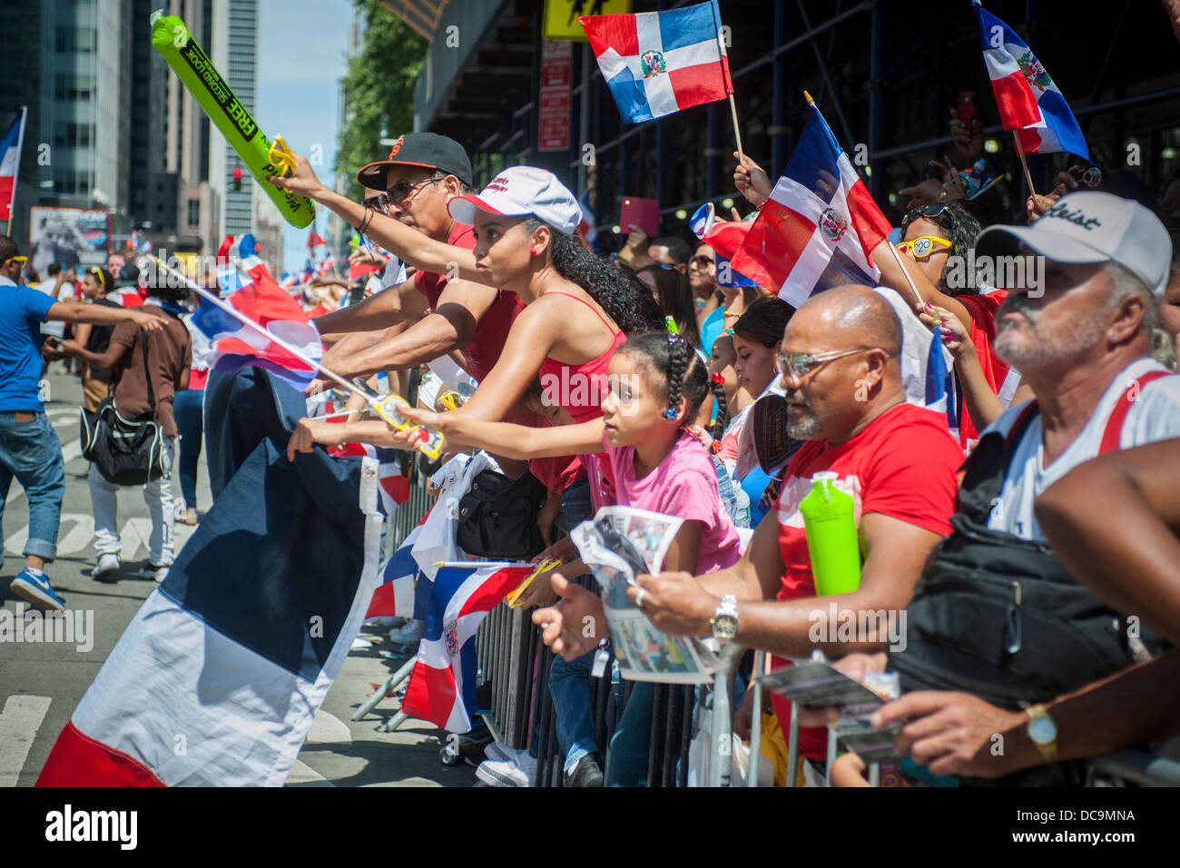 Thousands of Dominican-Americans and their friends and supporters march ...