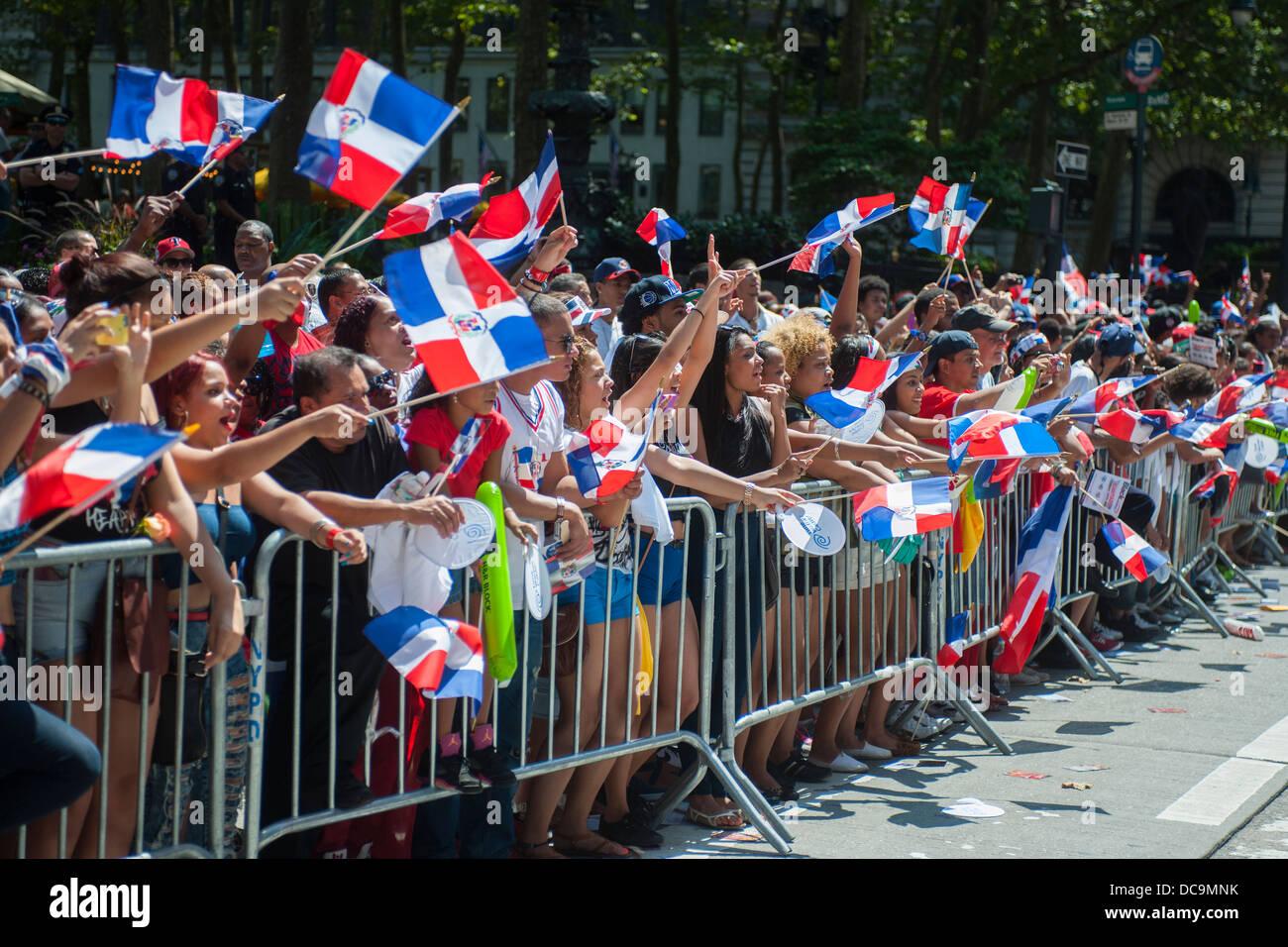 Thousands of Dominican-Americans and their friends and supporters march ...