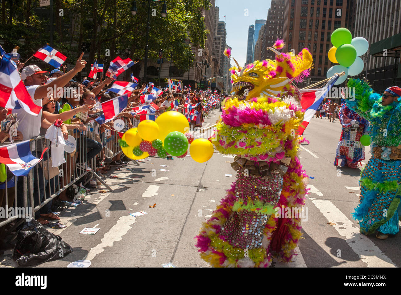 Thousands of Dominican-Americans and their friends and supporters march ...