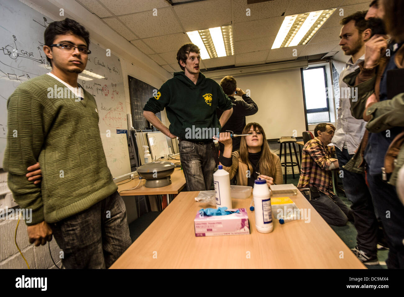 Hackspace founders Jonty Wareing 28 software developer and Russ Garrett ...