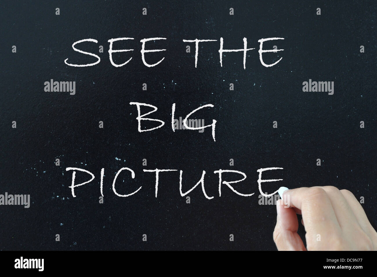 See the big picture Stock Photo - Alamy