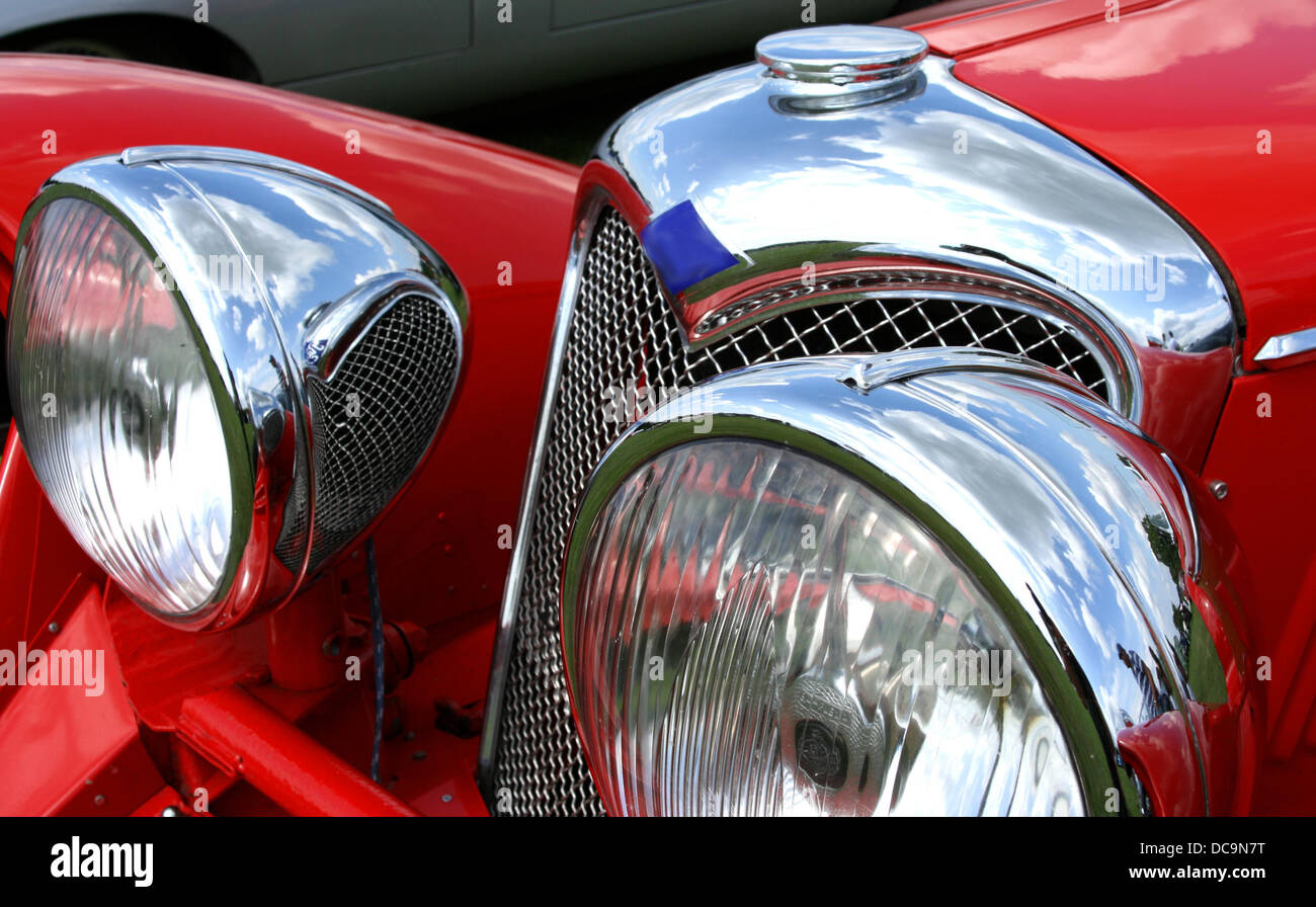 Classic red sports car from the 1950s Stock Photo - Alamy