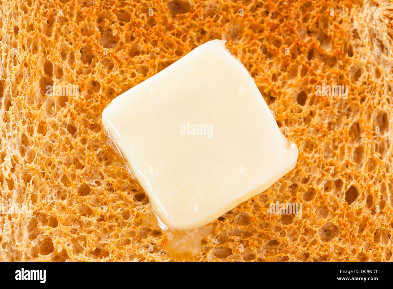Whole Wheat Buttered Toast at Breakfast Time Stock Photo - Alamy