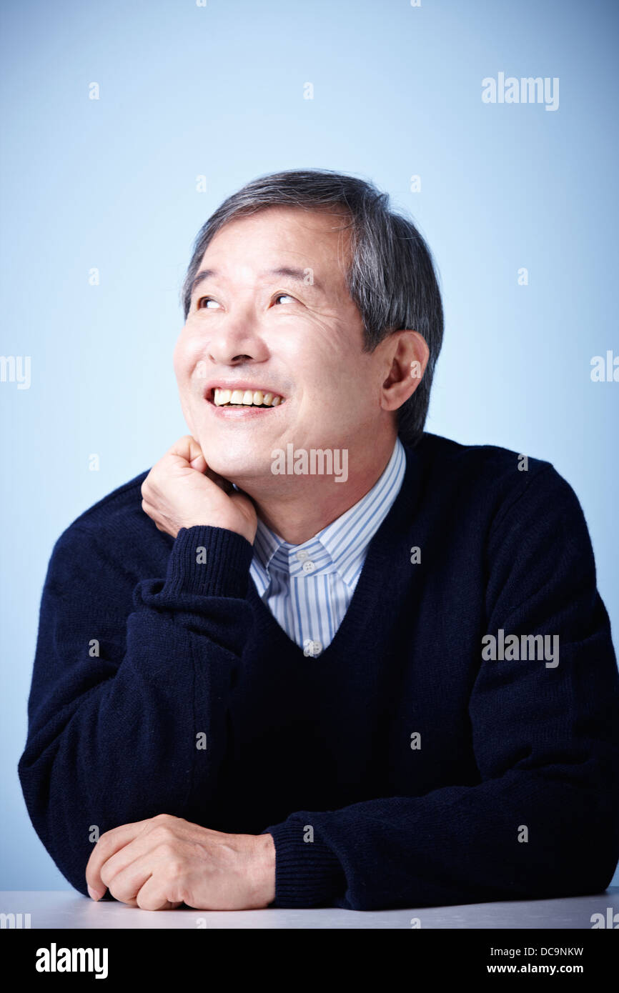 close up shot of middle aged man Stock Photo - Alamy