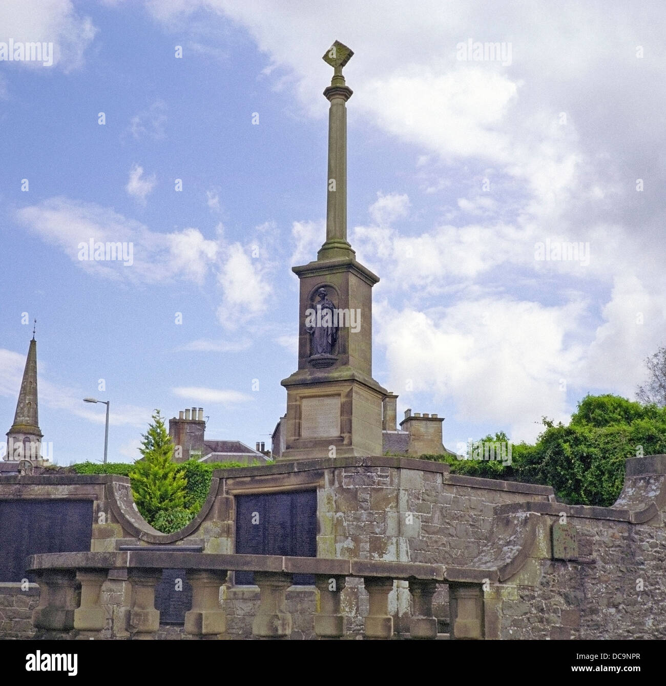 Selkirk War Memorial, Selkirk, Borders, Scotland, UK Stock Photo - Alamy