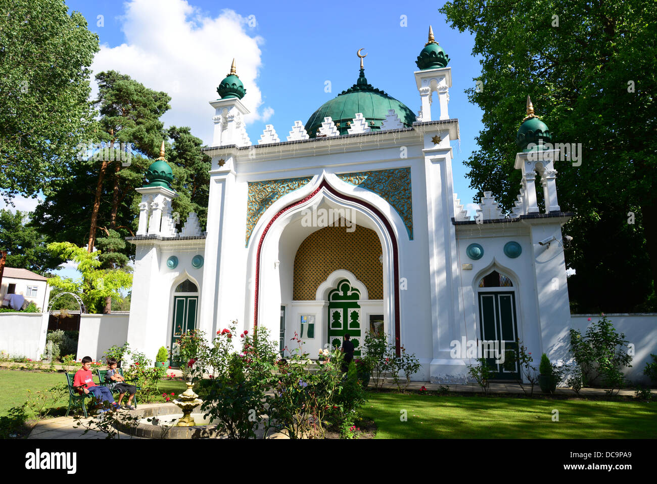 The 19th century Shah Jahan Mosque, Oriental Road, Woking, Surrey ...