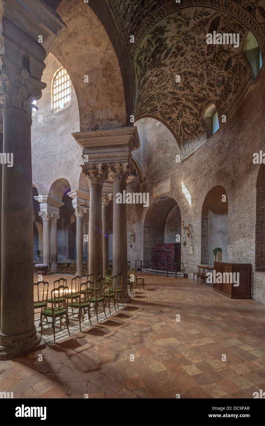 ambulatory with mosaics, the Byzantine church of Santa Costanza, Rome ...