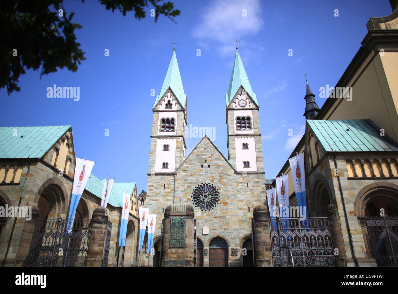 The pilgrims' church in Werl, Germany, 13 August 2013. Kevelaer and ...