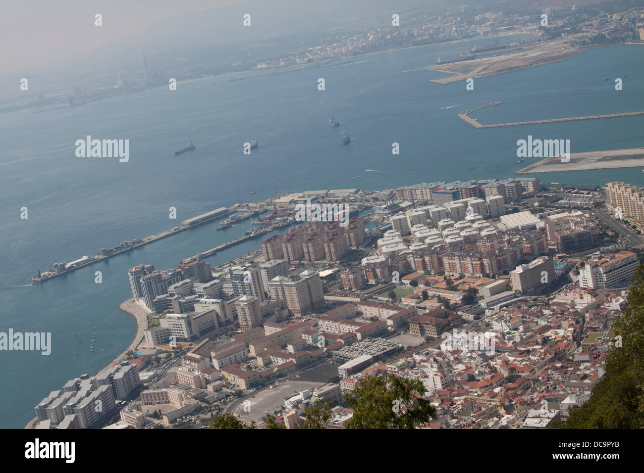 Gibraltar. 13th August 2013. Tourists are caught up in the dispute ...