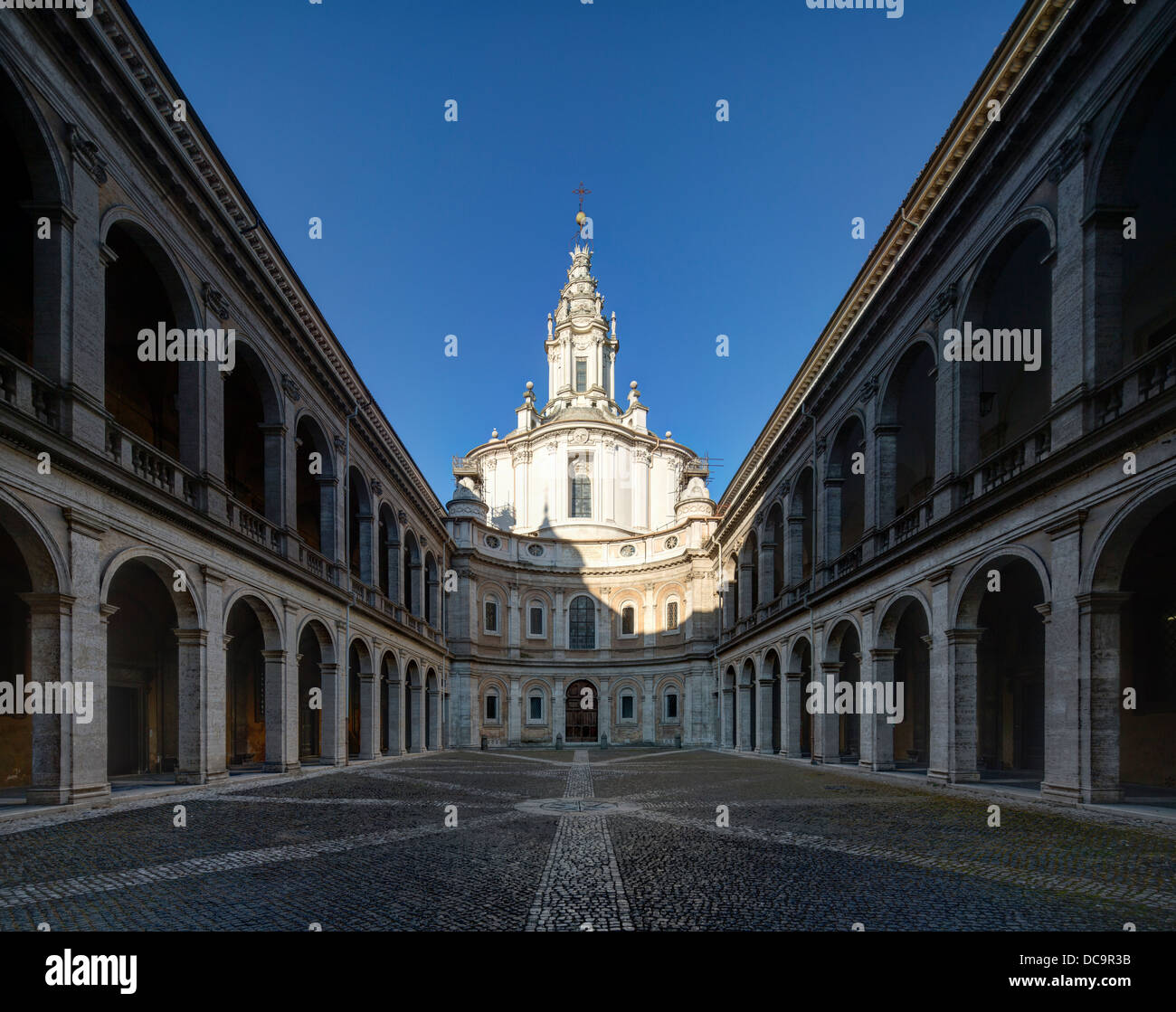 Sant'Ivo alla Sapienza church, Rome, Italy Stock Photo - Alamy