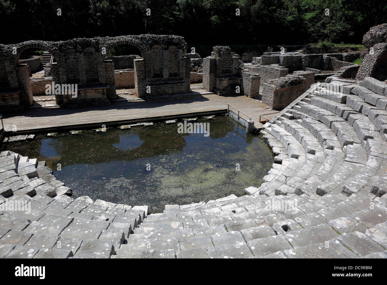 Buthrotum, Butrint, Butrinti, ancient greek and roman city in the south ...