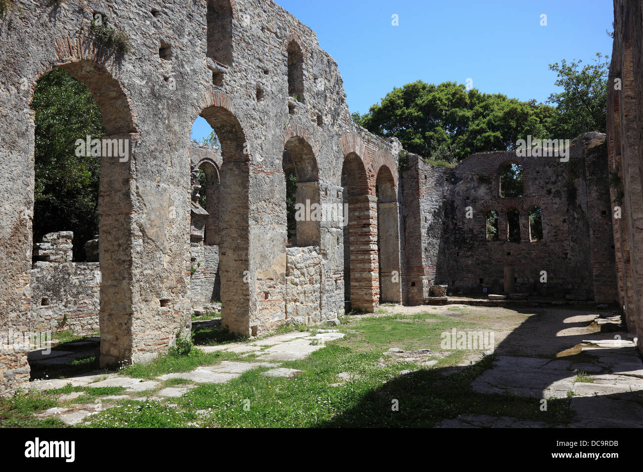 Buthrotum, Butrint, Butrinti, ancient greek and roman city in the south ...