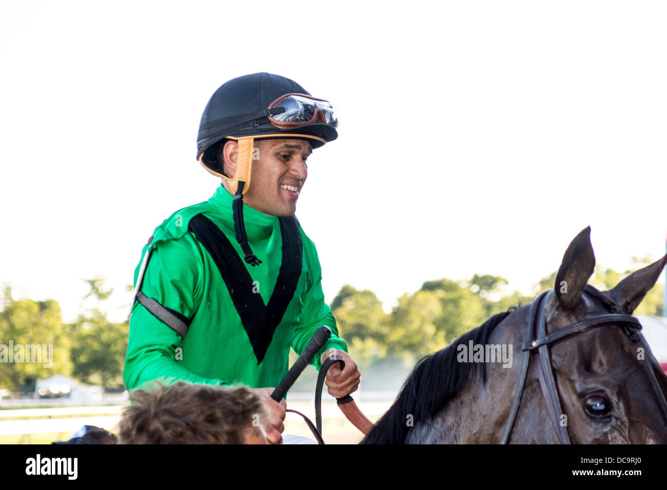 Saratoga race track winner's circle hi-res stock photography and images ...
