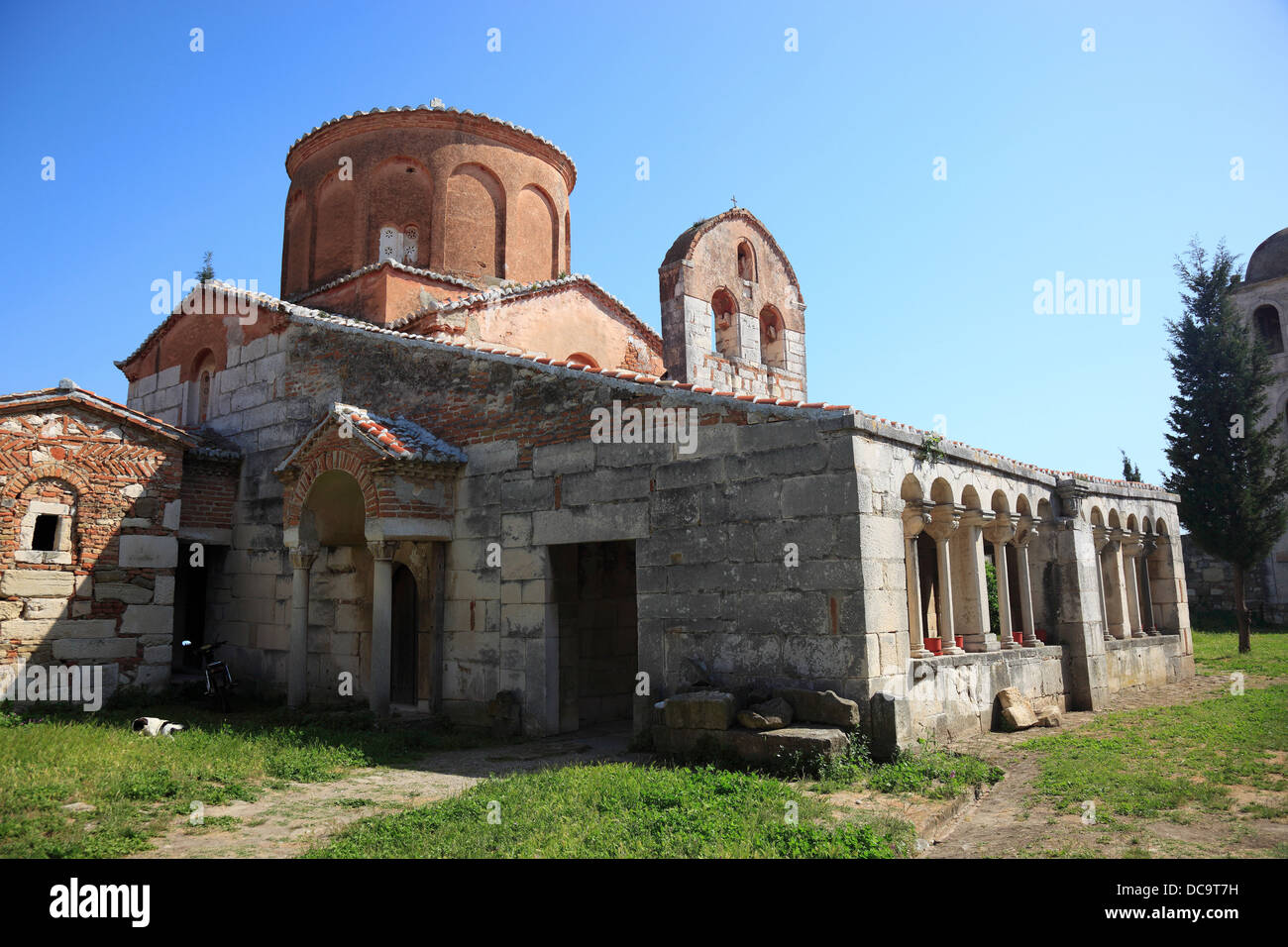 Apollonia, Illyria, a ancient greek city in Albania. Monastery and ...