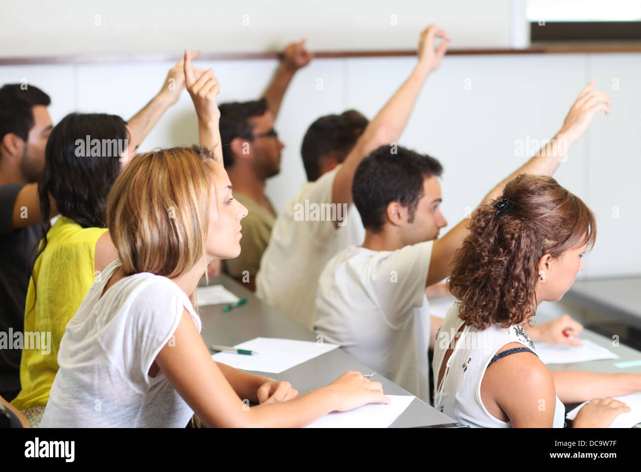 Students at the university Stock Photo - Alamy