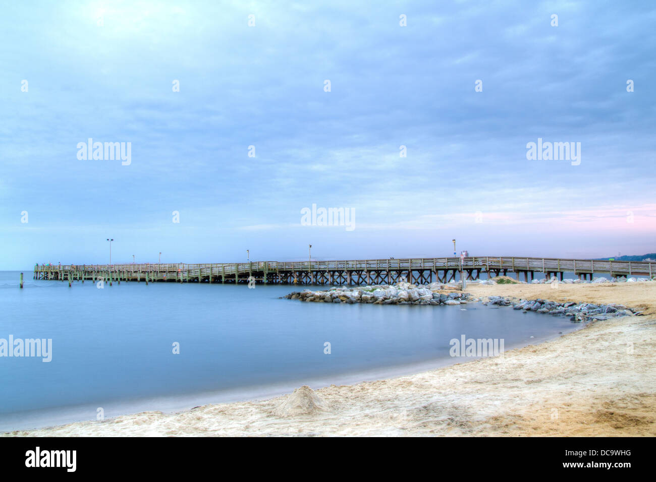 Chesapeake beach pier hi-res stock photography and images - Alamy