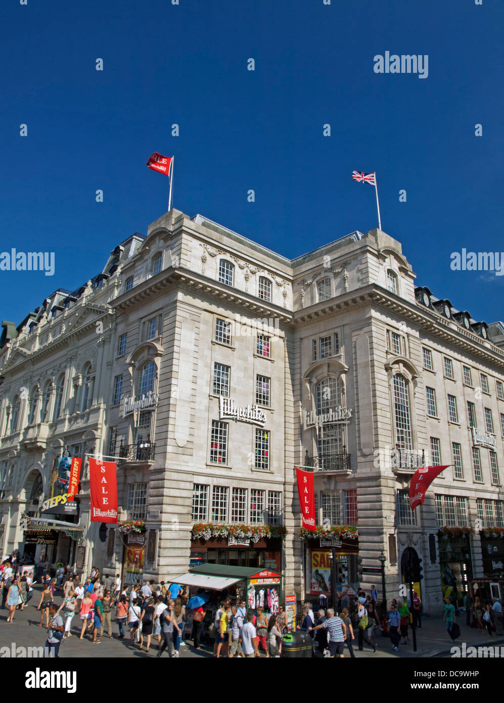 View of Lillywhites, a historic sports retailer based at Piccadilly ...