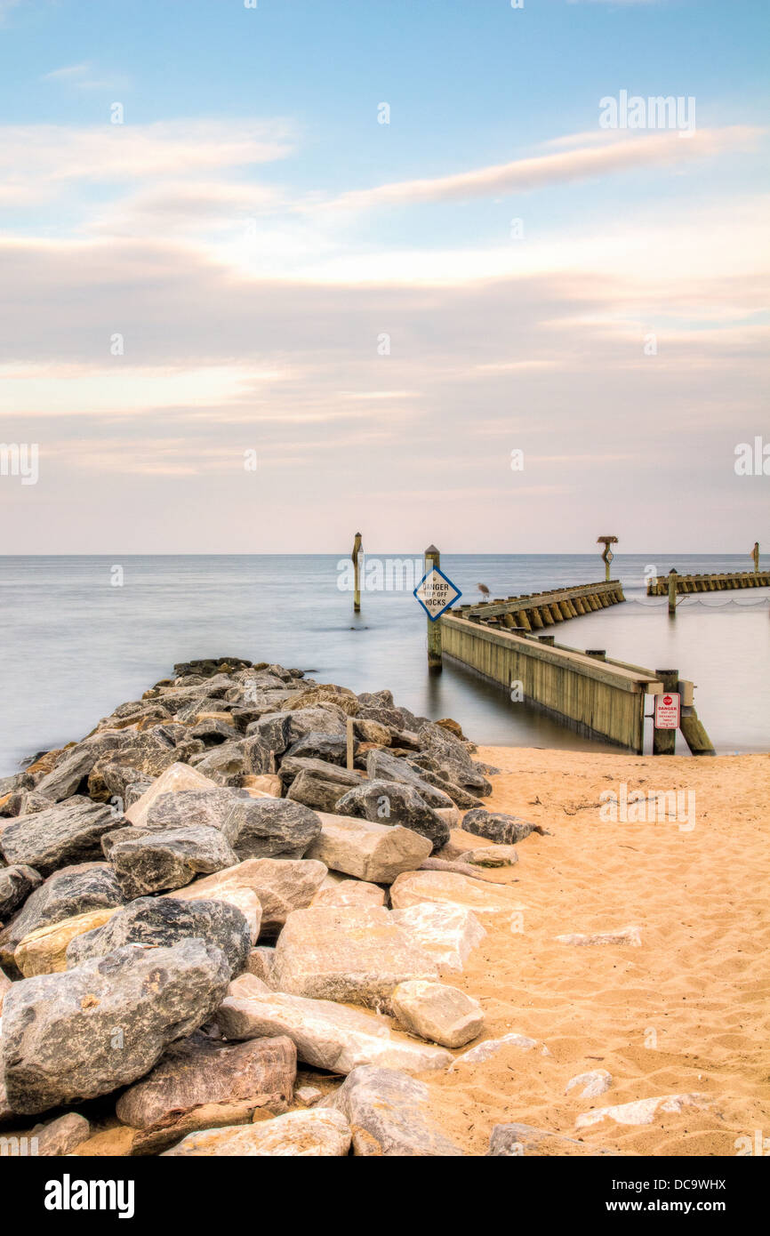 North Beach Maryland Stock Photo - Alamy