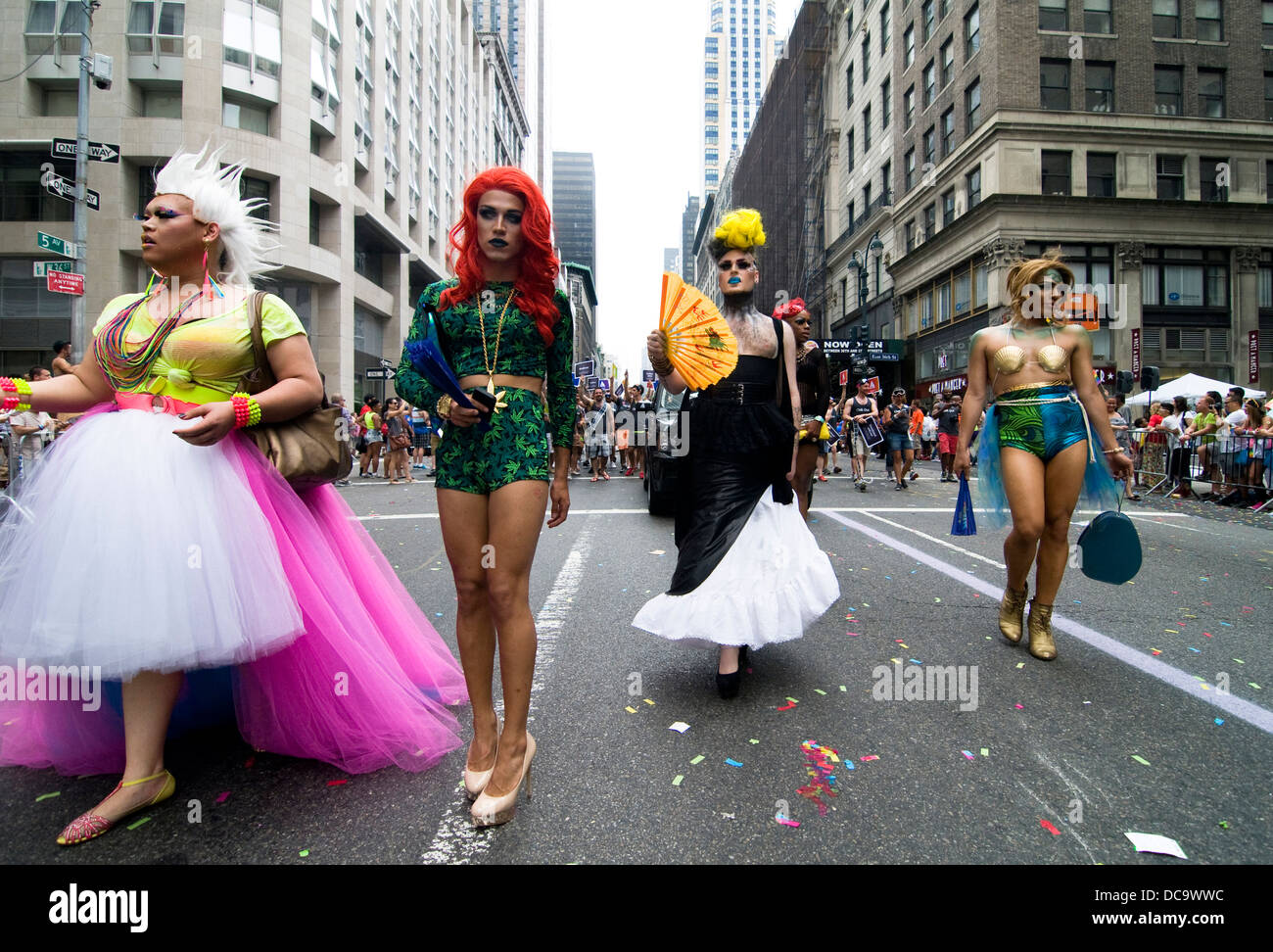 Colorful Drag during New York's Pride Stock Photo - Alamy